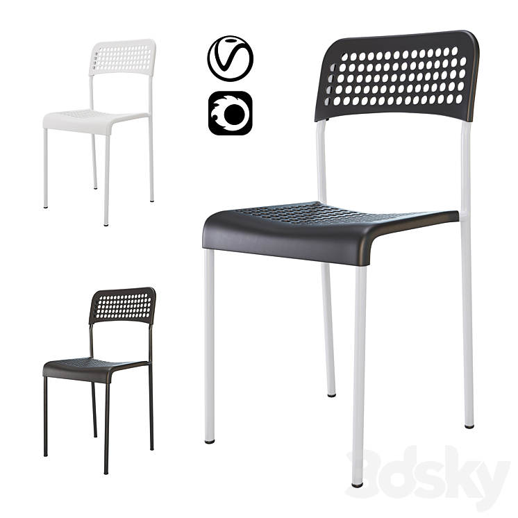 IKEA ADDE Chair - Chair - 3D model