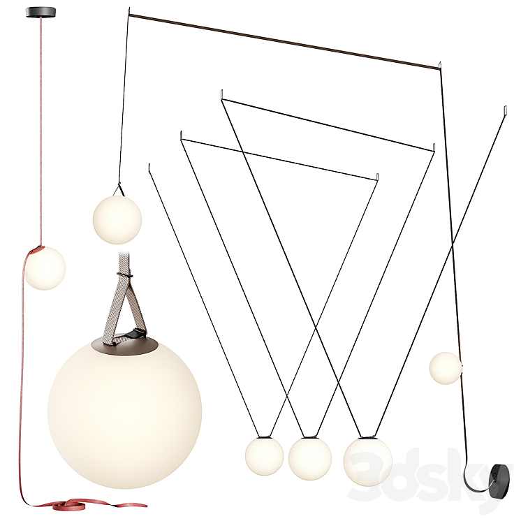 Plusminus by Vibia - Pendant light - 3D model