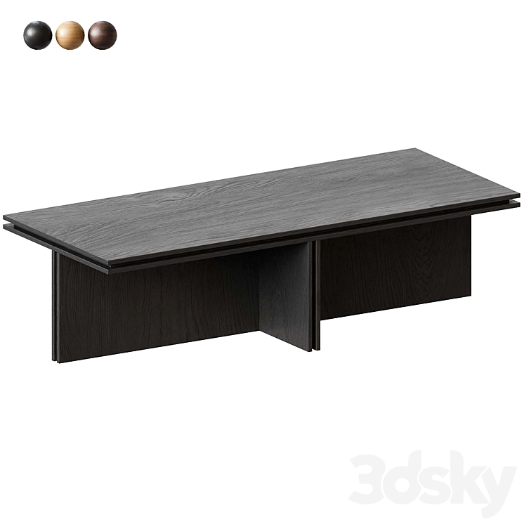 SLOT Coffee table By Kendo Mobiliario - Table - 3D model