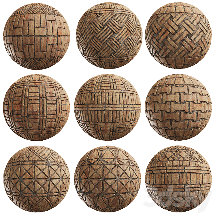 PBR Bricks 07 - realistic - seamless 4K brick texture - Brick - 3D model