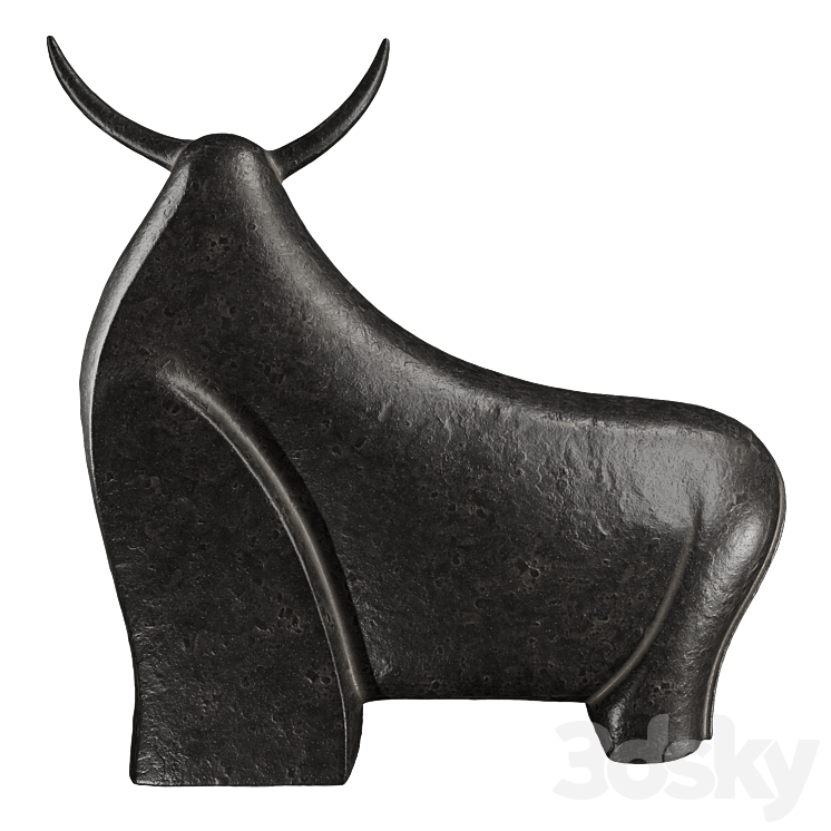 Ferdinand Bull - Sculpture - 3D model
