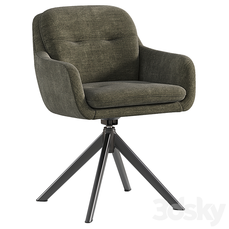 Lexa Swivel Chair - Chair - 3D model