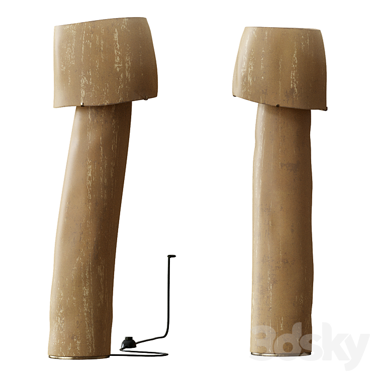 The Mush Lamp (Tower) - Floor lamp - 3D model