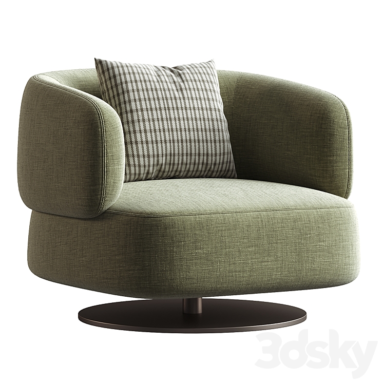 Lago Zeppelin Arimchair - Arm chair - 3D model