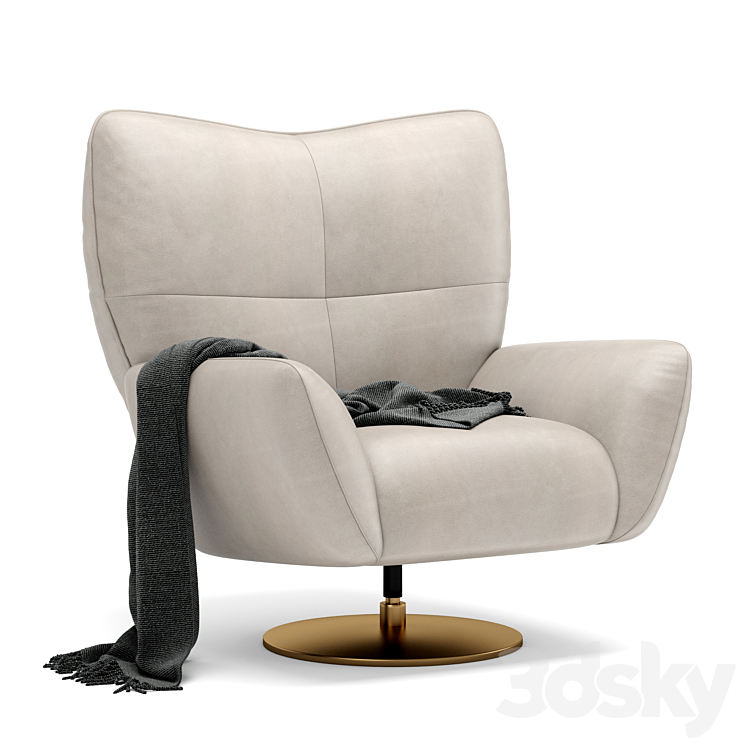 R. H. Baxter leather chair - Arm chair - 3D model