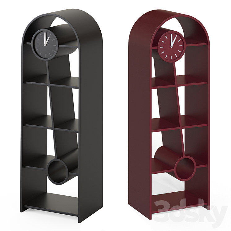 Clock shelf - Rack - 3D model