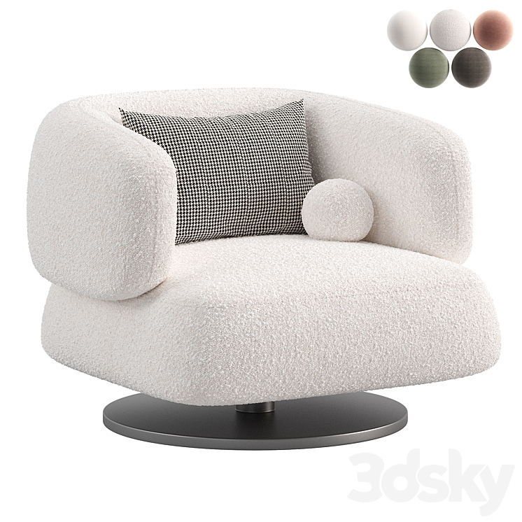 Lake Zeppelin - Arm chair - 3D model