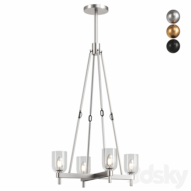 Lucian 22-in Pendant - Pendant light - 3D model
