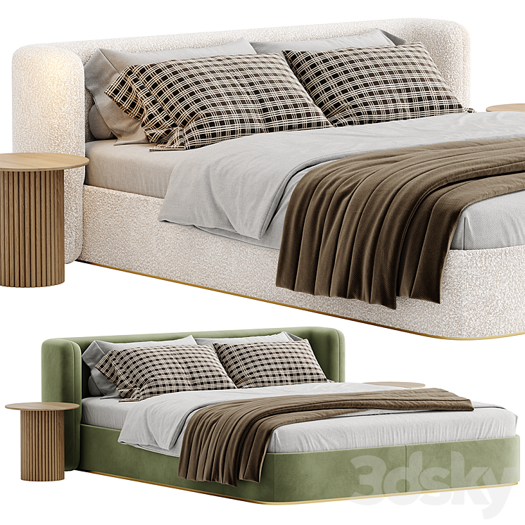 Group Bed - Bed - 3D model
