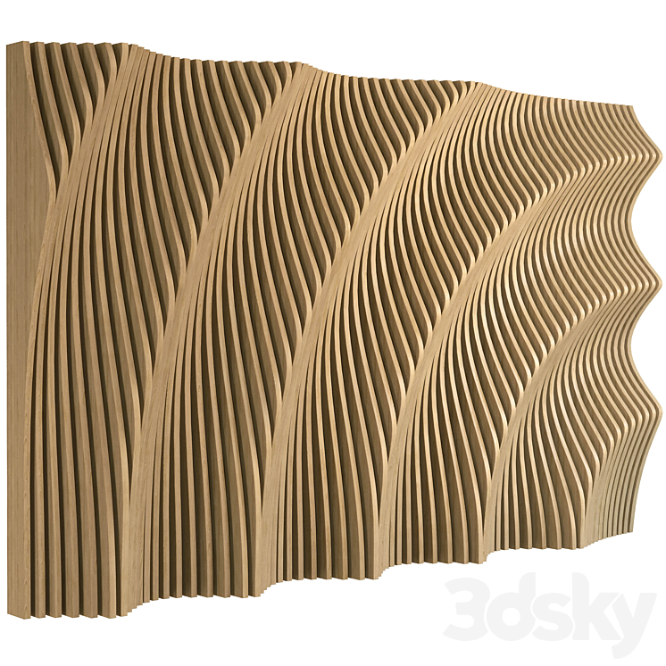 Parametric Wall 018 - Other decorative objects - 3D model
