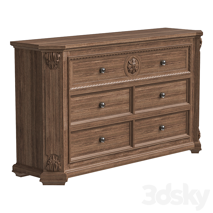 Arch Salvage Grayson Dresser - Sideboard & Chest of drawer - 3D model