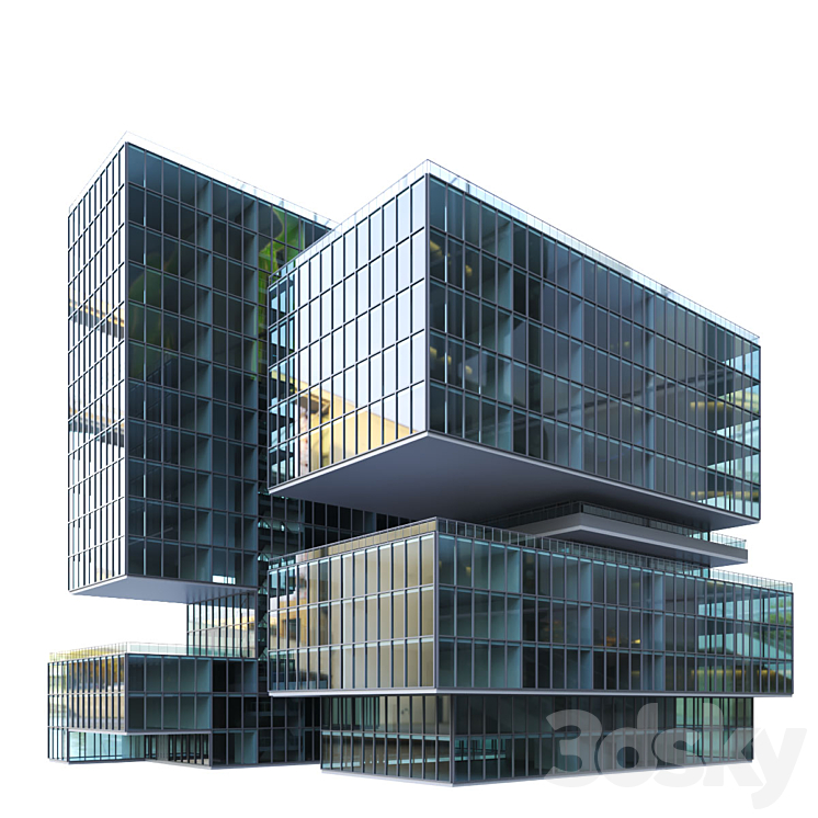 Building Modern Glass 63 - Building - 3D model