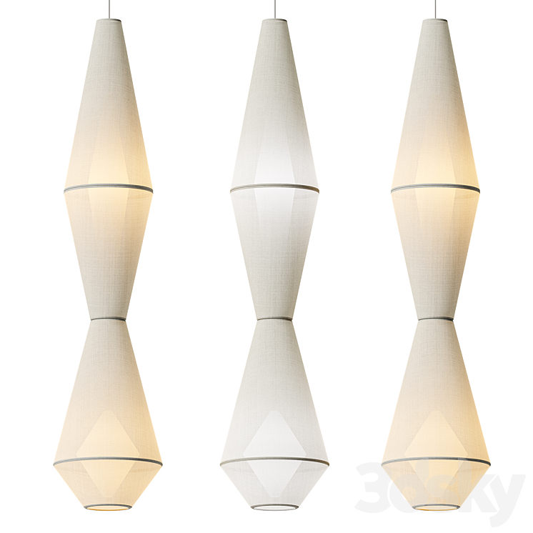 Mayu 04 Pendant Lamp By Coco Flip - Pendant light - 3D model