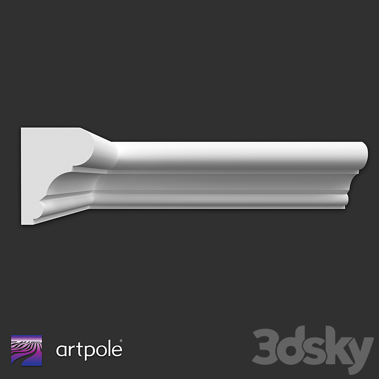 Molding SMG108 - Decorative plaster - 3D model