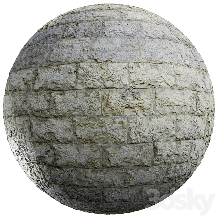 PBR Stone Texture – 4K Scanned - Photorealistic 011 - Stone - 3D model