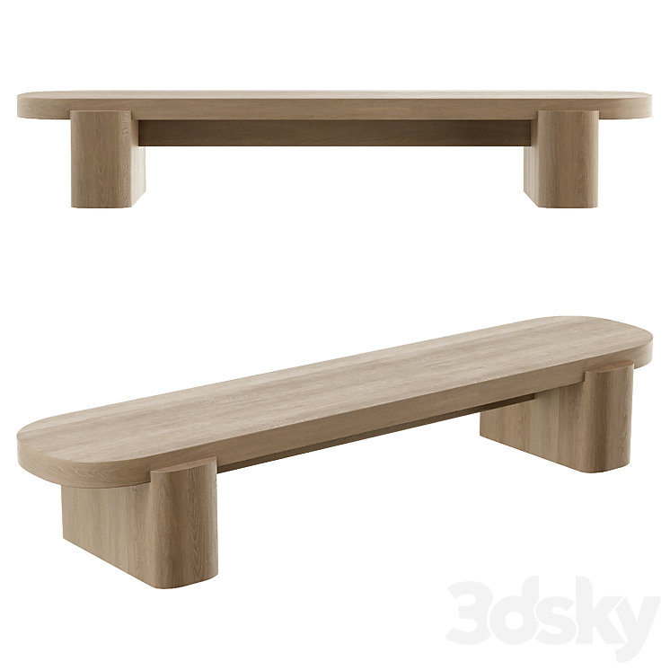 Bench Birch BNC01 - Other - 3D model