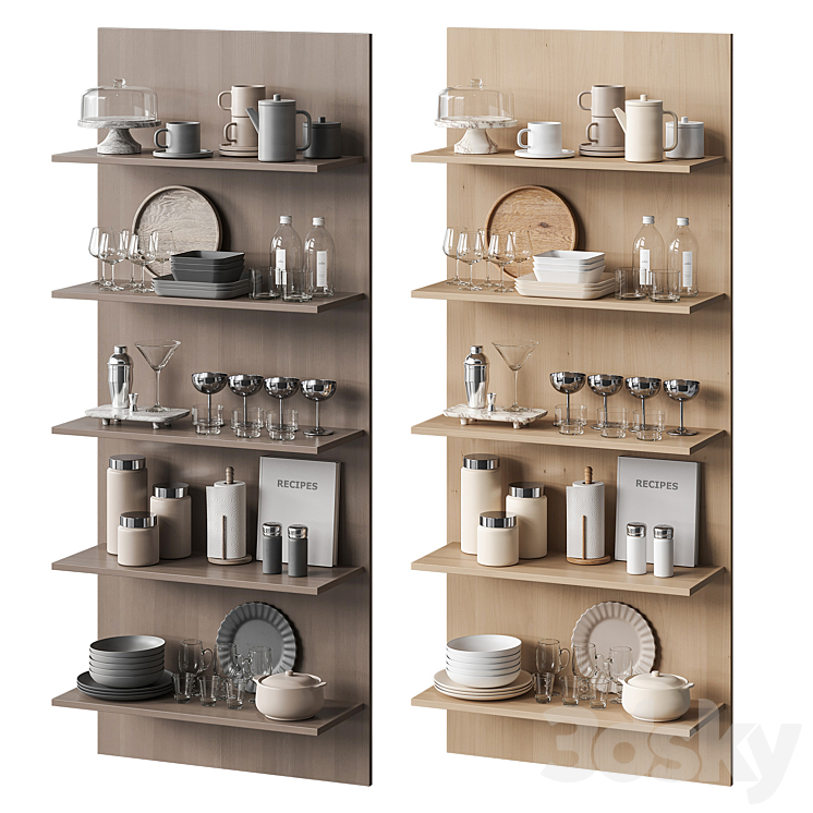 Cookware set NG6 - Tableware - 3D model