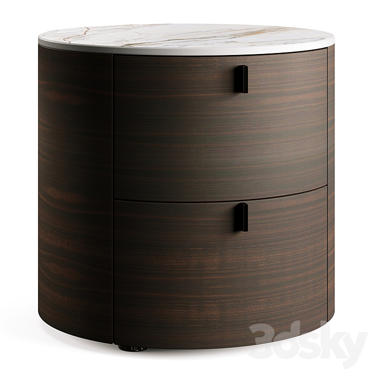 Poliform Onda Side Table - Sideboard & Chest of drawer - 3D model