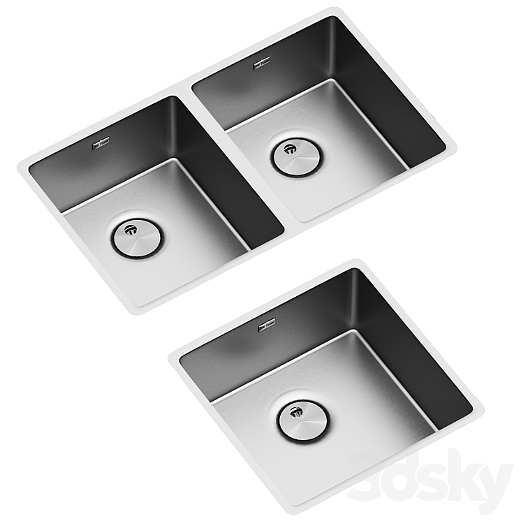 Kitchen sinks by Foster - Sink - 3D model