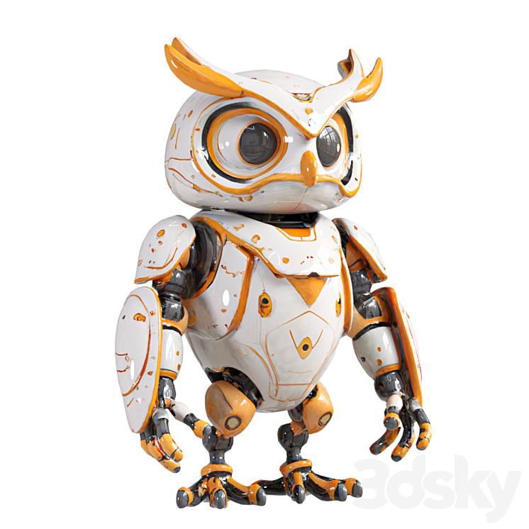 OWL Robot - Toy - 3D model