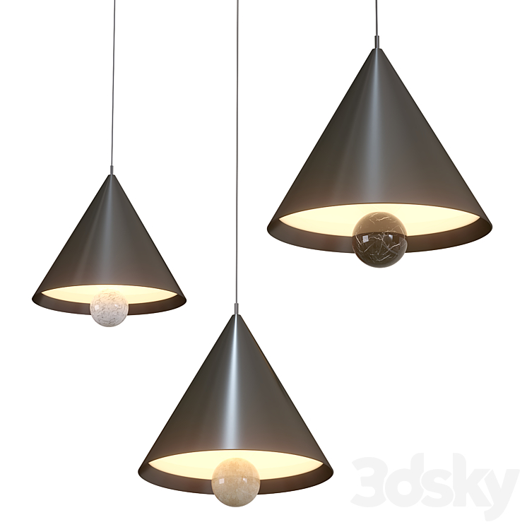 Marg Pendant Lamps - Pendant light - 3D model
