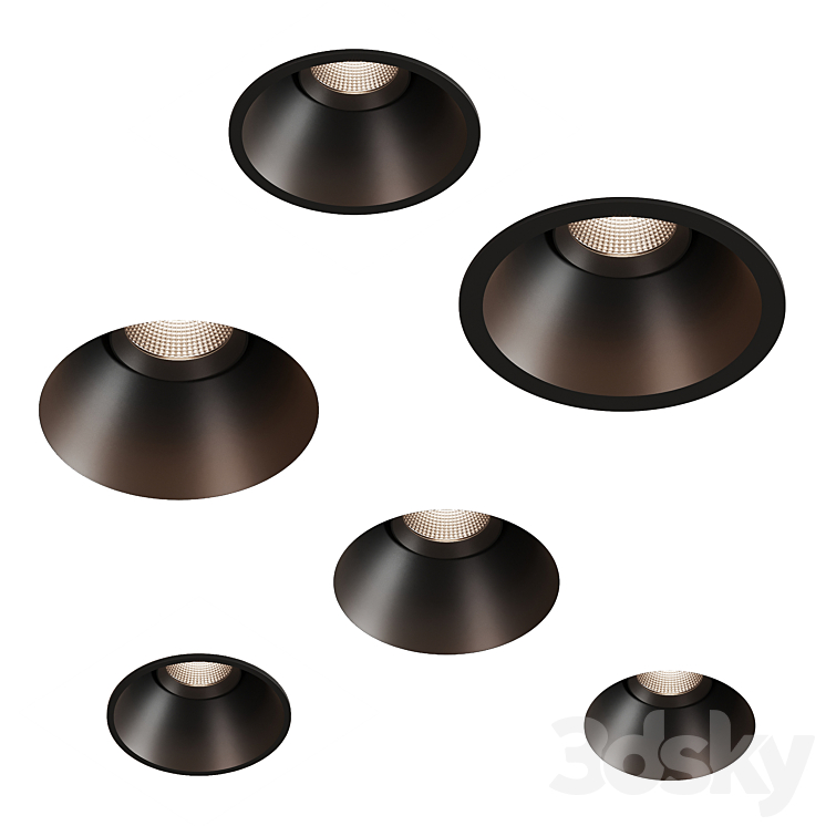 Intra Lighting Pipes spots - Spot light - 3D model