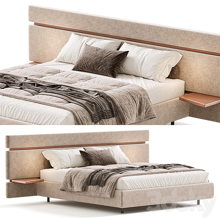 Infinito Bed by Twils - Bed - 3D model