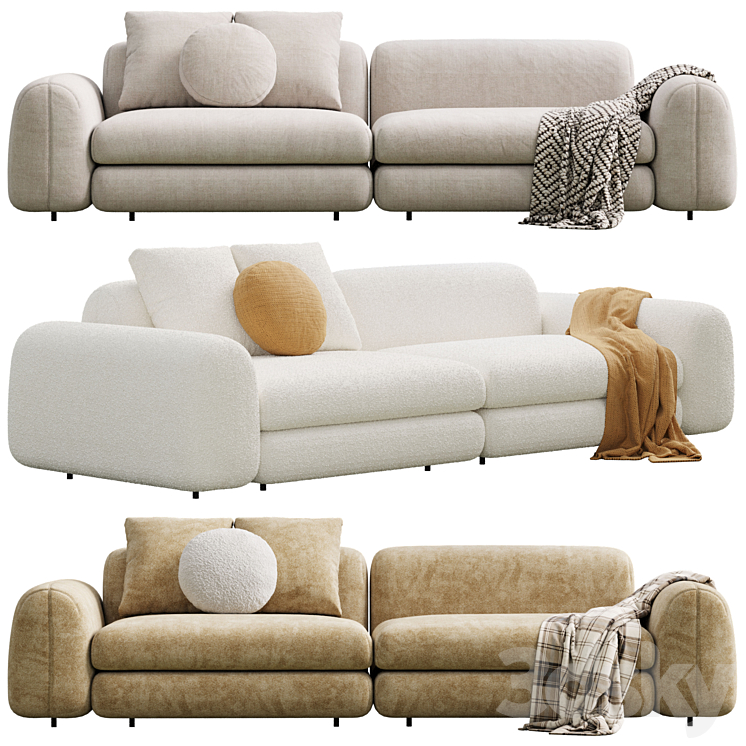 Edo Sofa By Arflex - Sofa - 3D model