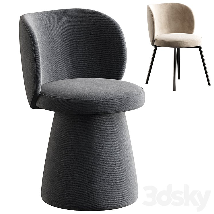 ROUND CHAIR - Chair - 3D model