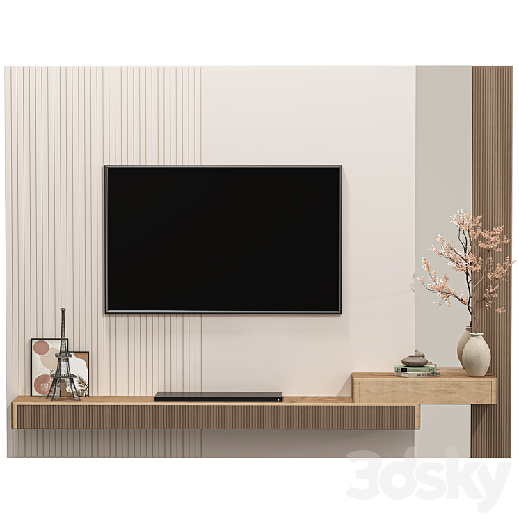 TV Wall - TV Wall - 3D model