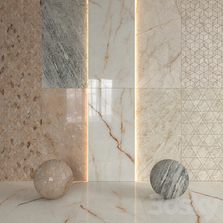 Atlas Concorde MARVEL Diva decor s1 - Tile - 3D model