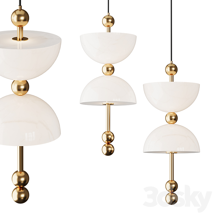 Lyra - Pendant light - 3D model