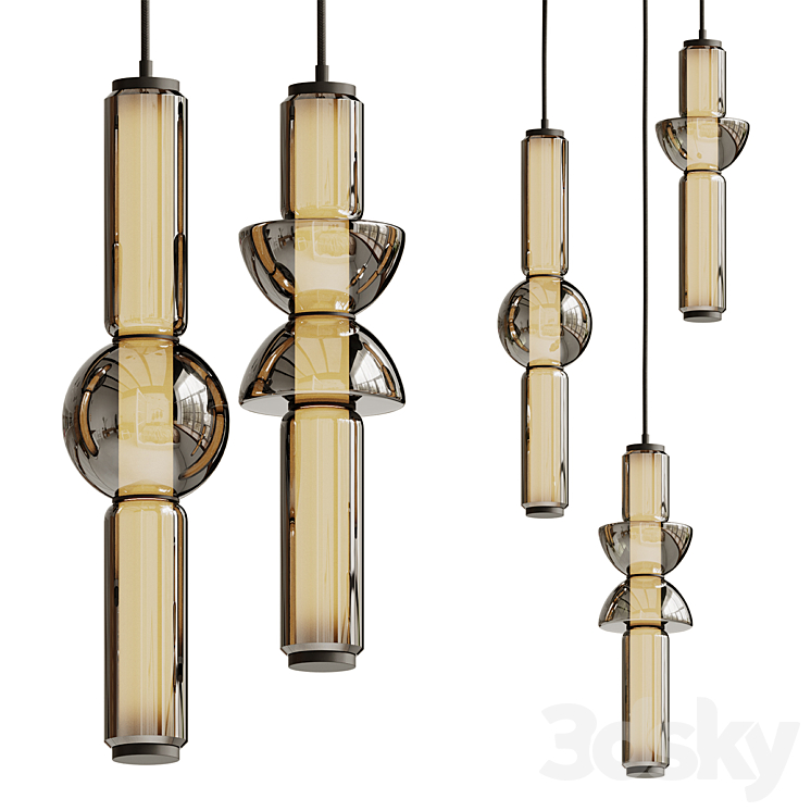 Pendant lamp Prank Italux Bruni - Pendant light - 3D model