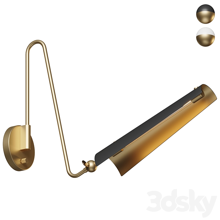 Osorio by Kuzco Lighting - Wall light - 3D model