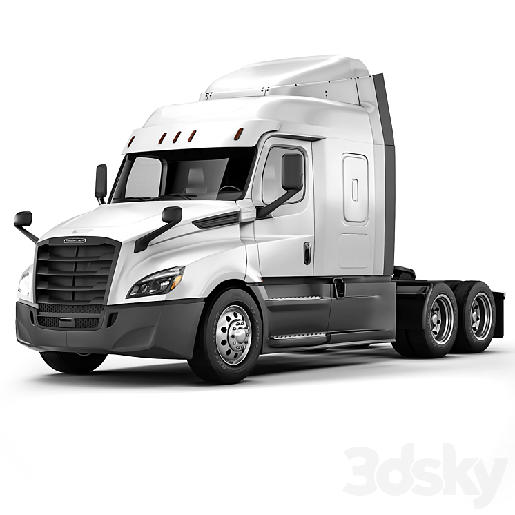 Freightliner Cascadia XT Mid-Roof 2020 - Ground Transport - 3D model