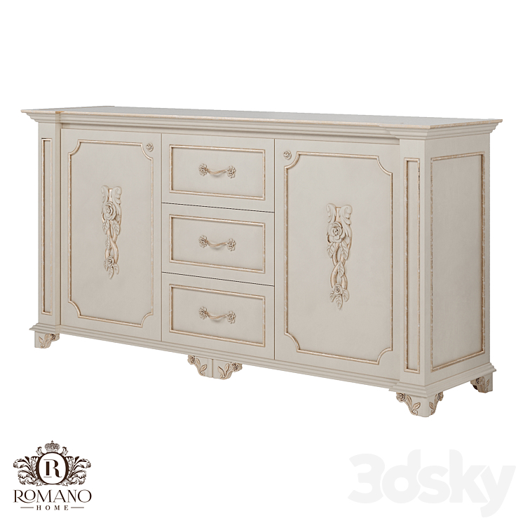 (OM) Nicole Grand Romano Home Pedestal - Sideboard & Chest of drawer ...