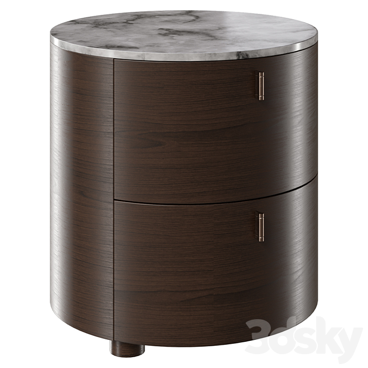 Bedside table Shiber - Sideboard & Chest of drawer - 3D model