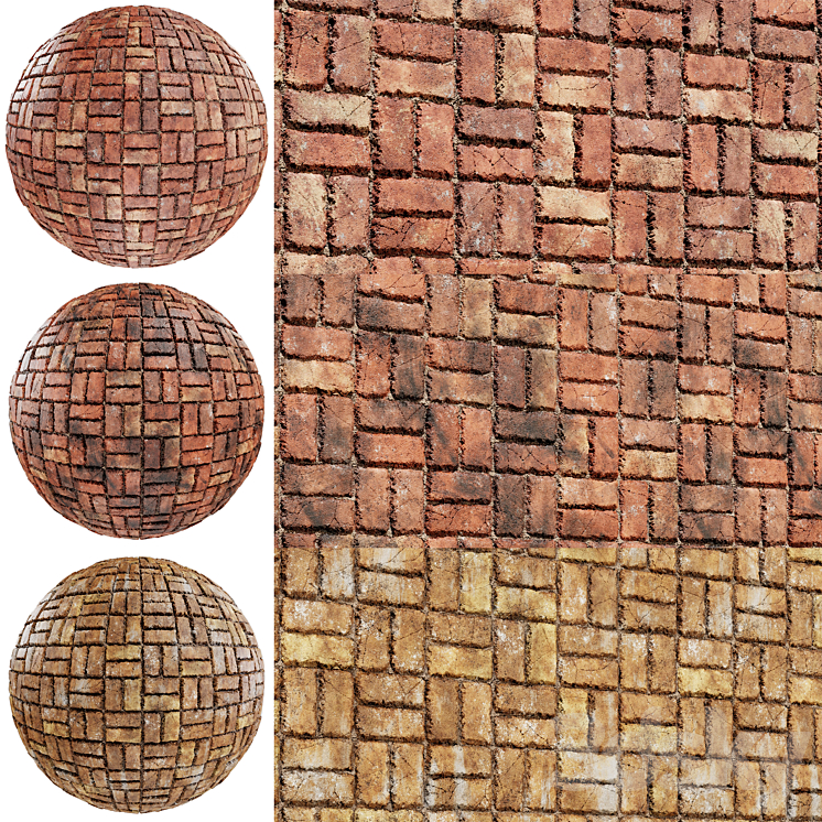 PBR 4K Texture Brick Wall Vol 07 - Brick - 3D model