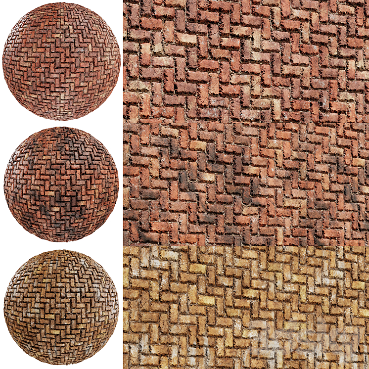 PBR 4K Texture Brick Wall Vol 15 - Brick - 3D model