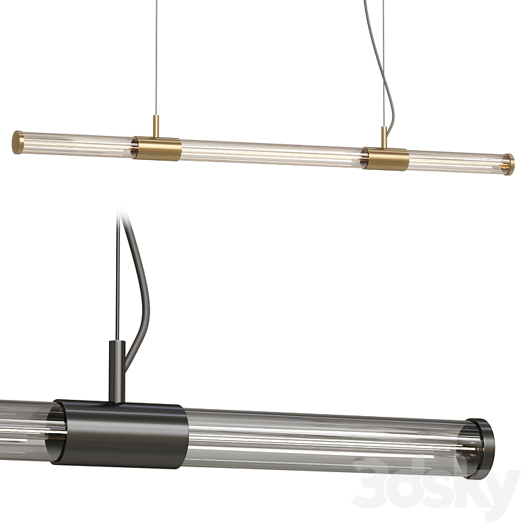 Venice Cross Linear - Pendant light - 3D model