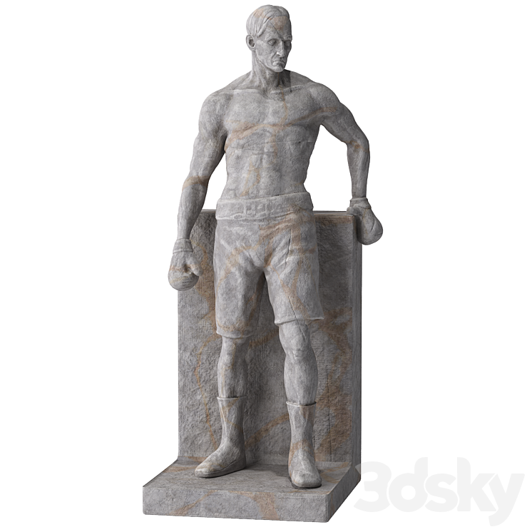 Boxer - Sculpture - 3D model