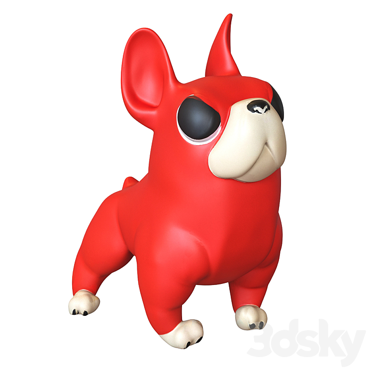 QUANTUM DOG figurine by Romatti - Sculpture - 3D model