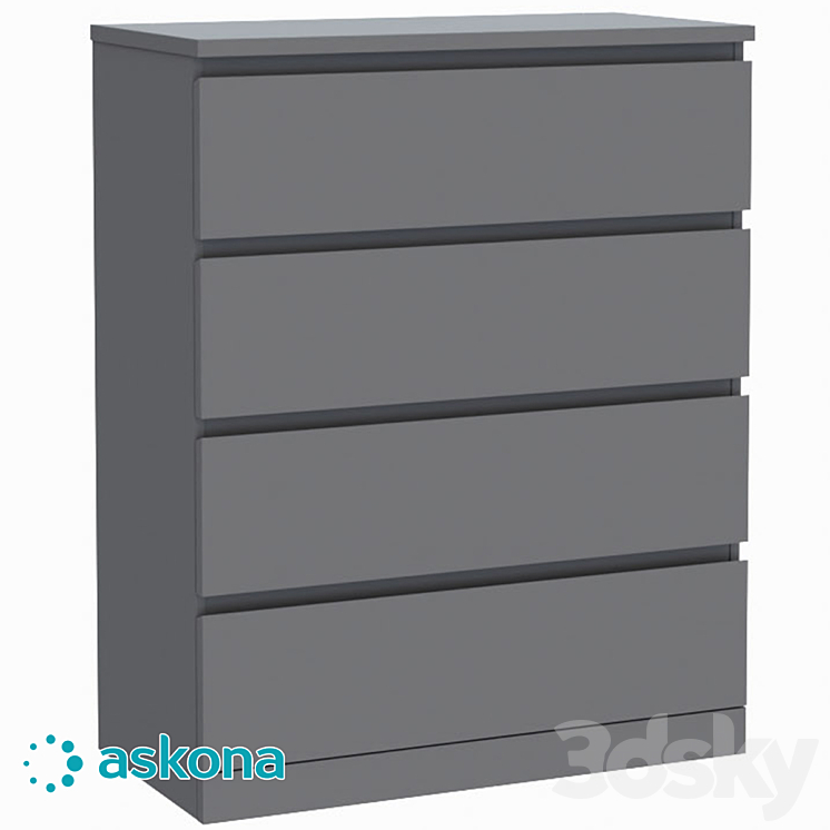 Chest of drawers 4 drawers Tokko (Tokko) - Sideboard & Chest of drawer ...