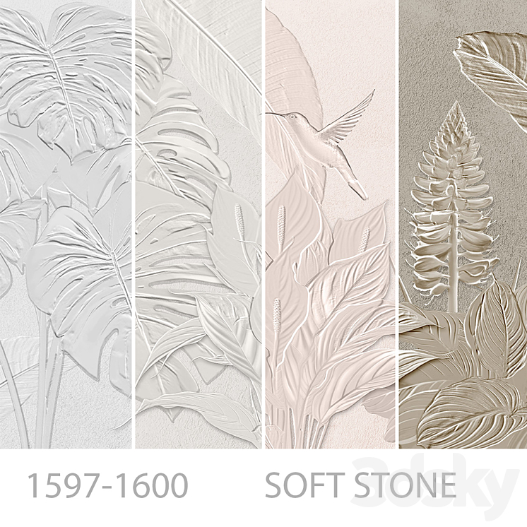 Wallpapers/Soft stone - Wall covering - 3D model