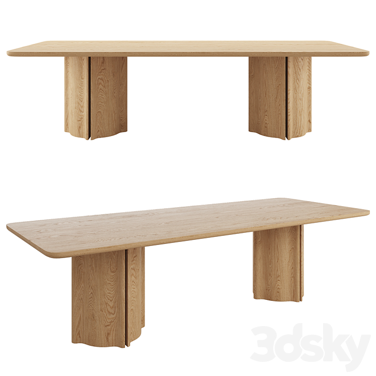 Dining table Leon - Table - 3D model