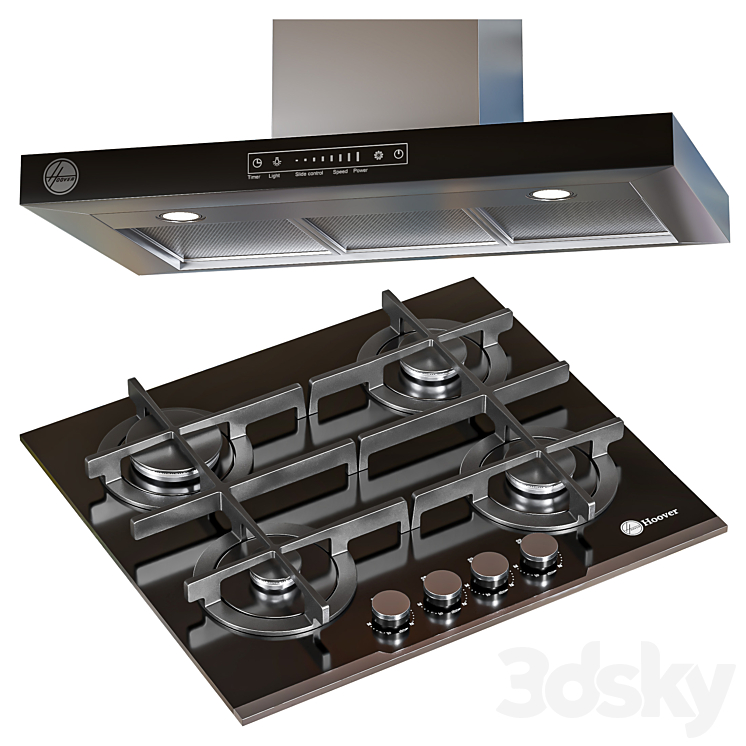 Hoover appliance set 2 - Kitchen appliance - 3D model