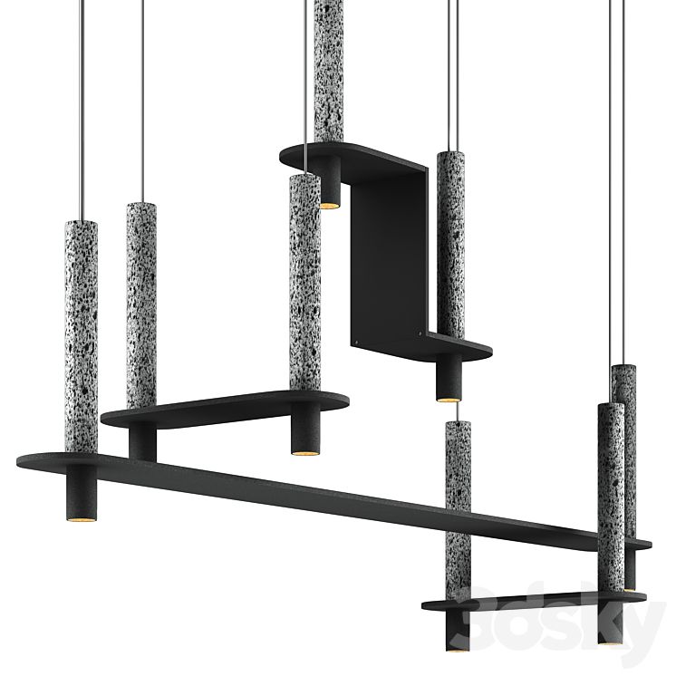 Meta Parallel black davidpompa - Pendant light - 3D model