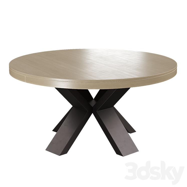 Navarro Round Dining Table - Table - 3D model