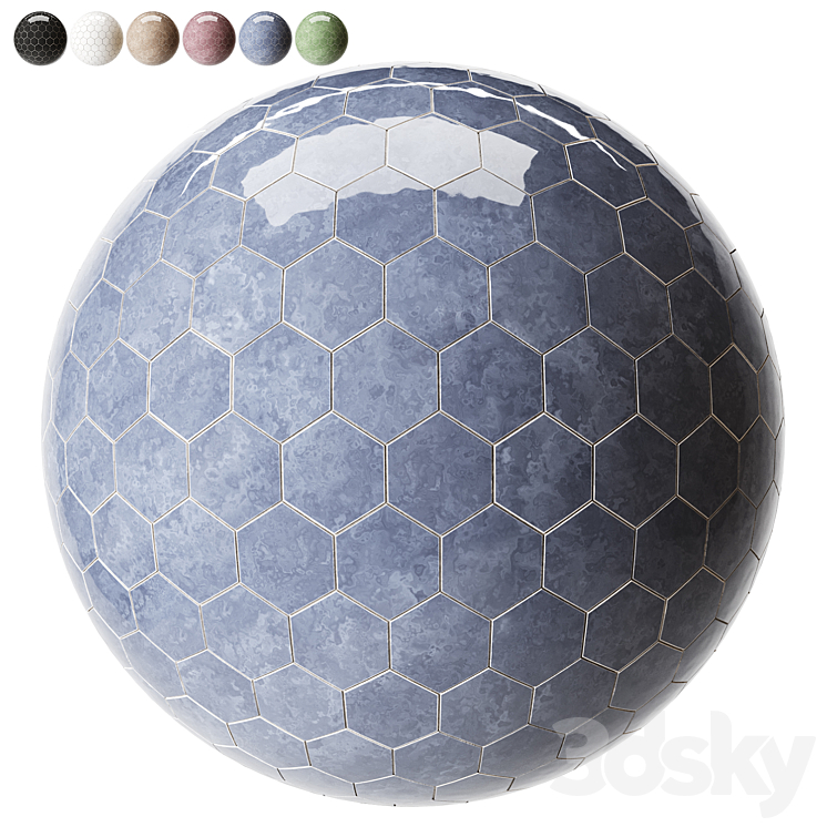 Terratinta Ceramiche Hexa Wall Tile - Tile - 3D model