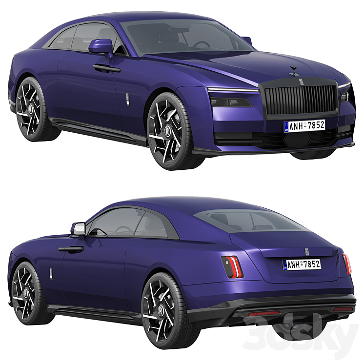 Rolls-Royce Specter Black Badge - Ground Transport - 3D model